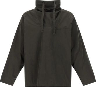 Christophe Lemaire Homme, Vestes, Brun, Taille: S Vareuse &agrave; col chemin&eacute;e