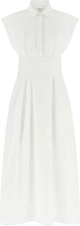 Guess Femme, Robes, Blanc, Taille: 34 FR Cherry Longuette Dress