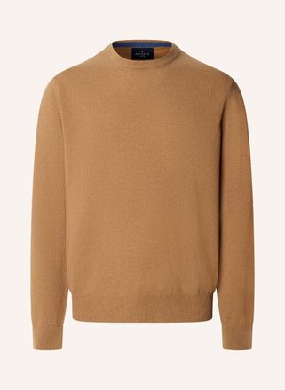 Hackett Pullover Merino Cash Mix Crew beige