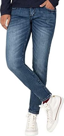 Timezone EnyaTZ Jean Slim pour Femme Bleu Acier délavé 25/32