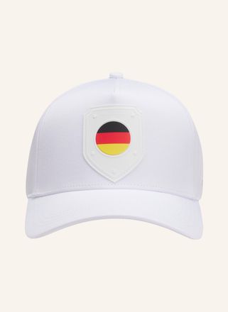 HUGO BOSS Gewebte Cap Poulin-Bc Dlux-Flag beige