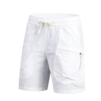 Generic Short court d&eacute;contract&eacute; &agrave; s&eacute;chage rapide pour homme, Blanc., 4XL