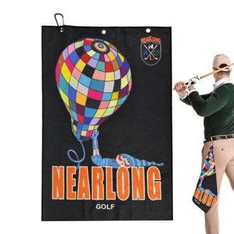 Generico Golftaschen-Handtuch, Golf-Handtücher für Herren, Mikrofaser-Reinigungstuch für Golfbälle | Golfzubehör zur Beseitigung von Schmutz, Schlamm und Gras