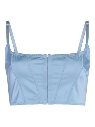 ANNA OCTOBER Cropped-Top - Blau