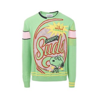 Iceberg Herren Baumwoll T-shirt - - Knitwear - Herren - Gr&uuml;n - L