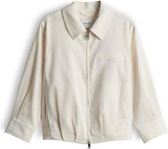 OPUS Cordjacke mit Ballonsaum Regular Fit