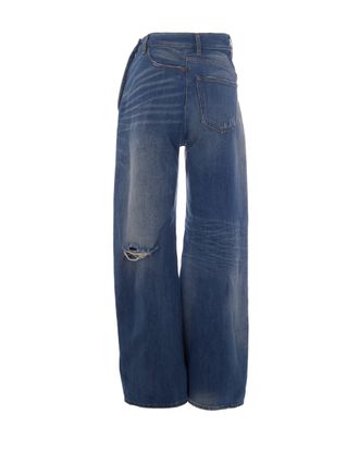 Maison Margiela Womens Jeans Twist Medium Blue
