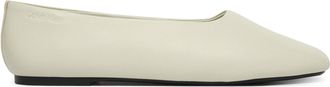 Calvin Klein Ballerinas Calvin Klein Round Ballerina Lth HW0HW02943 Wei&szlig;