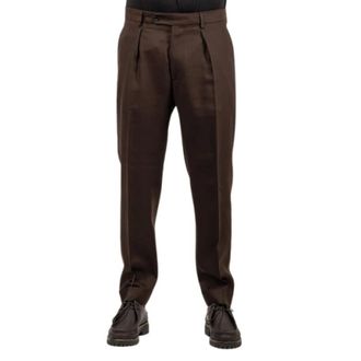 Berwich Pantalon Chiaia - Homme - Pantalons - Brun - Taille: XL