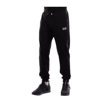 Emporio Armani Emporio Armani Ea7, Homme, Pantalons, Noir, Taille: XL Pantalon de surv&ecirc;tement &agrave; bandes lat&eacute;rales logo