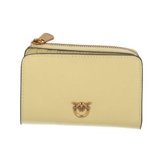 Pinko Pinko, Femme, Accessoires, Jaune, Taille: ONE Size Compact Wallet