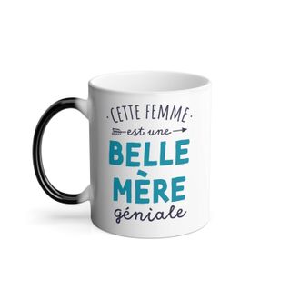 Fabulous Thermoreagierende Tasse Magische Tasse - Diese Frau ist eine sch&ouml;ne Mutter Geniale Belle Maman - 325 ml