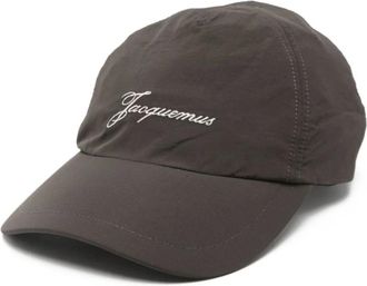 Jacquemus Homme, Accessoires, Brun, Taille: 60 CM La Casquette