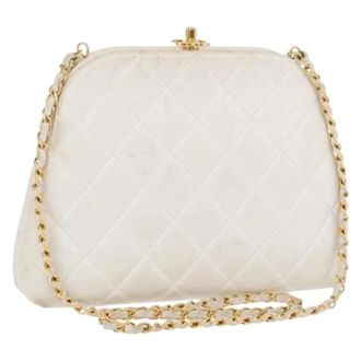 Chanel Pre-owned Vintage Schultertasche - - Pre-owned - Damen - Wei&szlig; - ONE SIZE