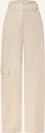 COS Cos Marlenehose Aus Leinen beige