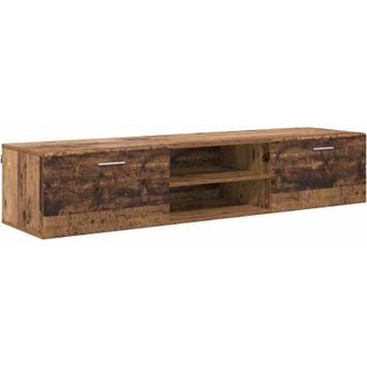 vidaXL Vidaxl - Meuble TV bois ancien 150 x 39 x 30 cm - Bois ding&eacute;nierie durable - Grand espace de rangement - Avec tiroir et &eacute;tag&egrave;re
