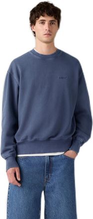 Levi's Herren Authentic Sweatshirt mit Rundhalsausschnitt Sargasso Sea Garment Dye F Sargasso Sea Blue XL