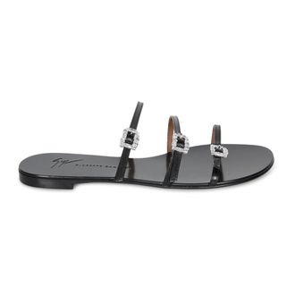 Giuseppe Zanotti Femme, Chaussures, Noir, Taille: 37 1/2 EU Sandales Slides