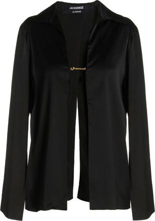 Jacquemus Damen, Blusen & Hemden, Schwarzk, SGr&ouml;&szlig;e