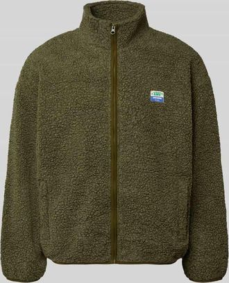 American Vintage Sweatjacke mit Logo-Patch Modell HOKTOWN