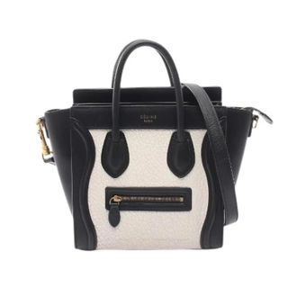 Celine Sac &agrave; main Pre-owned Luggage Nano Shopper en cuir 2 en 1 - Femme - Pre-owned - Multicolore - Taille: ONE Size