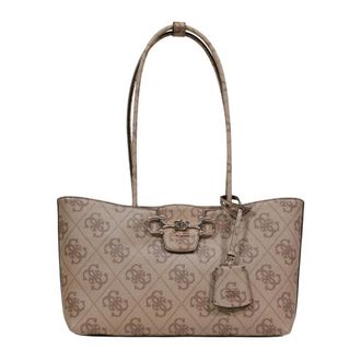 Guess Femme, Sacs, Beige, Taille: ONE Size Janie Logo Girlfriend Carryall