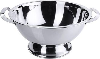 Contacto Suppenterrine 4000 ml Edelstahl 18/10 mit Sockel und Griffen, Gastro-Qualität, hochglanzpoliert, spülmaschinengeeignet