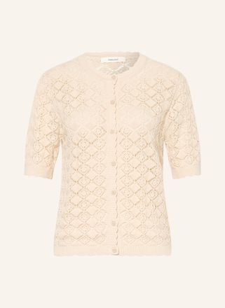 Selected Strickjacke weiss