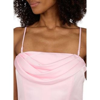 Rotate Robe corsage sans manches satin&eacute;e