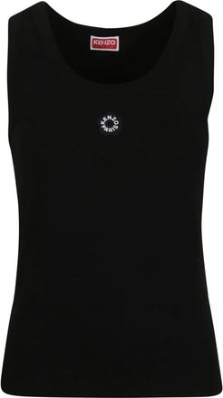 Kenzo Femme, Tops, Noir, Taille: 38 FR D&eacute;bardeur Brod&eacute; Boke Flower 2.0
