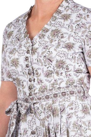 Berwin & Wolff Trachtenkleid Sommerkleid - ODILIE - wei&szlig;/oliv/altrosa