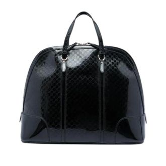 Gucci Sac cabas en cuir verni Pre-owned - Femme - Pre-owned - Noir - Taille: ONE Size