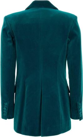 Costarellos Velvet Blazer - Teal