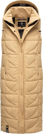 Navahoo Damen Steppweste Brezelchen - Lang & Stylisch Warm