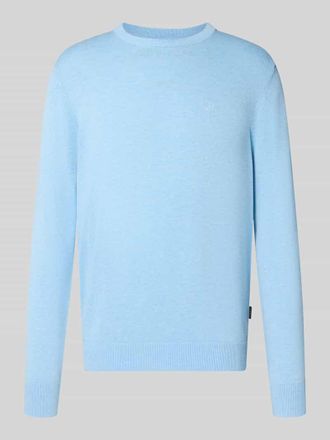 Bugatti Relaxed Fit Strickpullover aus reiner Baumwolle