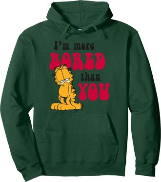 Garfield Im more bored than you Pullover Hoodie