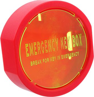 Garneck Wandmontierter Schlüsselbox für Notfälle Sicherheitsbox aus Langlebigem Kunststoff Platzsparend für Zuhause und Wohnungen Montagematerial