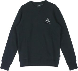 HUF Schwarzer Rundhals-Sweatshirt Stilvoller Komfort - - Sweatshirts & Hoodies - Herren - Schwarzk - XL