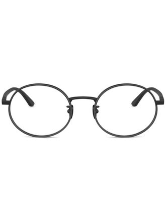 Giorgio Armani lunettes de vue &agrave; monture ronde - Noir