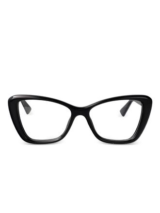 Gucci lunettes de vue &agrave; monture papillon - Noir