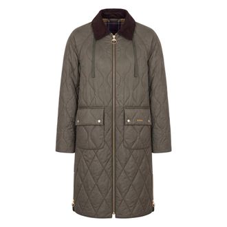 Barbour Osbourne Steppjacke - - Jackets - Damen - Gr&uuml;n - S