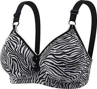 Generic Femmes Sexy Lace Back Shaping Cup Bandouli&egrave;re R&eacute;glable Soutien-Gorge &Agrave; Armatures Grande Taille D&eacute;bardeur Grossesse (Dark Gray, S) Brassi&egrave;re Femme sans