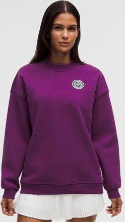 lululemon Sweat ultra-oversize Big Cozy Tennis Club pour Femmes - Violet - Taille XL