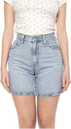 Levi's Femme, Shorts, Bleu, Taille: W24 High Baggy Short