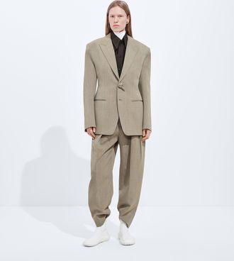 Bottega Veneta Pantalon En Laine Et Lin - Bottega Veneta