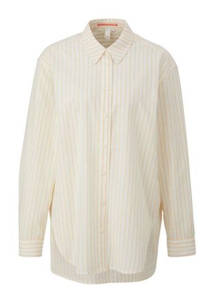 QS by s.Oliver Langarmbluse Bluse Longbluse mit Streifen