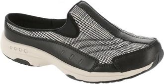 Easy Spirit AP1 Chaussures de marche sport, Noir/carreaux multicolores, 41.5 EU Large