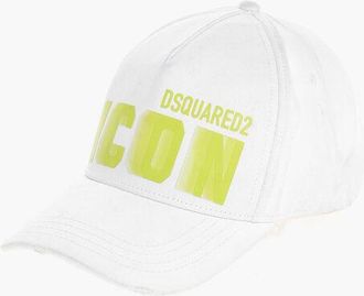 Dsquared2 Cotton Baseball Cap ICON With Faded Print size One Size