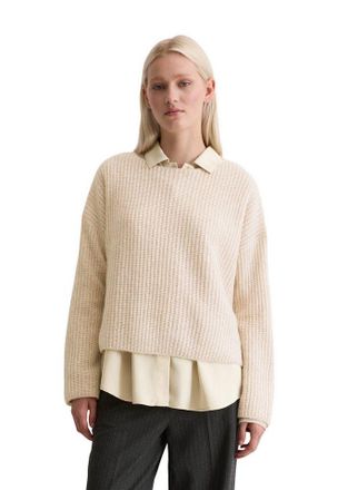 Marc O'Polo Strickpullover aus softem Schurwolle-Mix