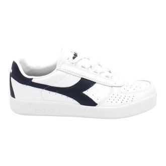Diadora Klassischer Sneaker Wei&szlig;/Blau Denim - - Shoes - Damen - Wei&szlig; - 36 EU